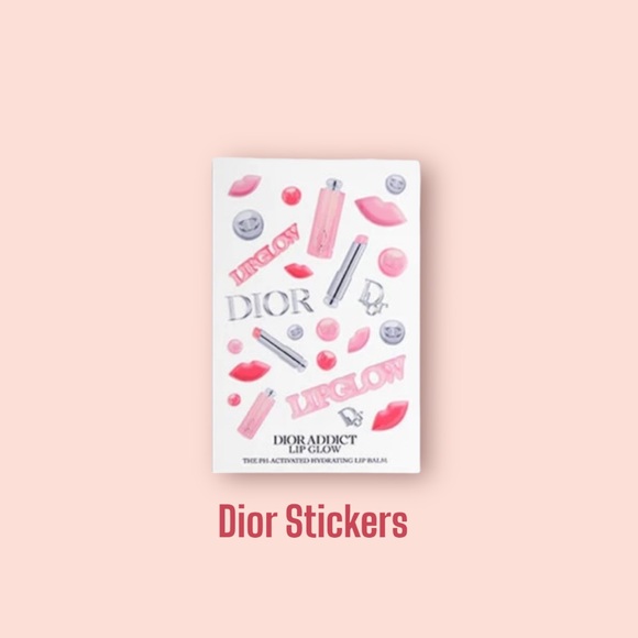 Dior | Accessories | Dior Addict Lip Glow Stickers Fun Stickers ...